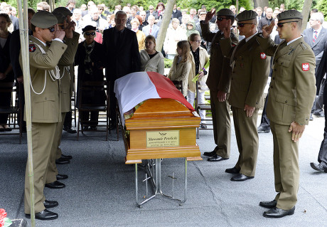 Funeral Ceremonies General Slawomir Petelicki Military Editorial Stock ...