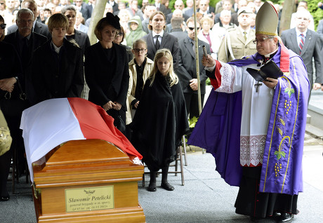 Funeral Ceremonies General Slawomir Petelicki Military Editorial Stock ...