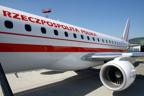 New Polish Governmental Plane Embraer 175 Editorial Stock Photo - Stock ...