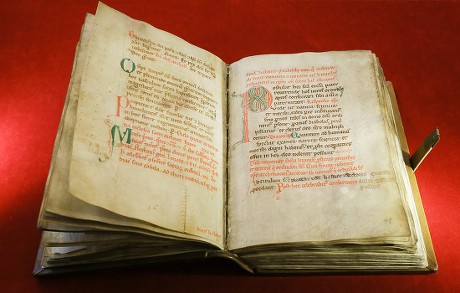 Pontifical Plock Medieval Liturgical Book Presented Editorial Stock ...