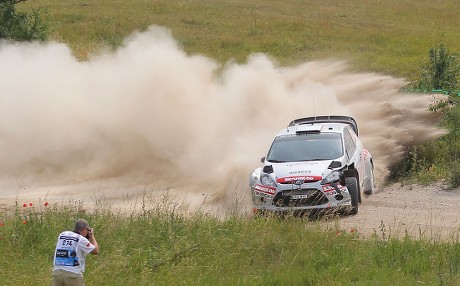 Norways Henning Solberg Driving His Ford Editorial Stock Photo - Stock ...