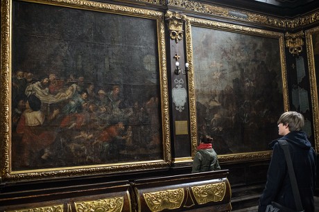 Visitors Look On Controversial Painting 18th Editorial Stock Photo ...