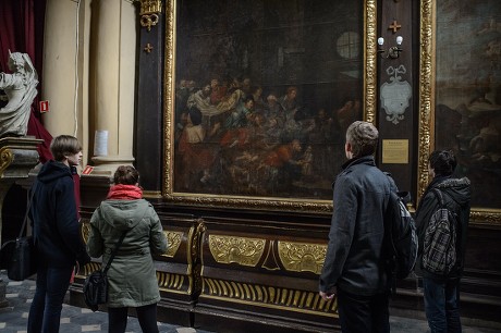 Visitors Look On Controversial Painting 18th Editorial Stock Photo ...