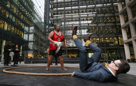 Sumo Wrestler Sharran Alexander Teams Groupon Editorial Stock Photo ...