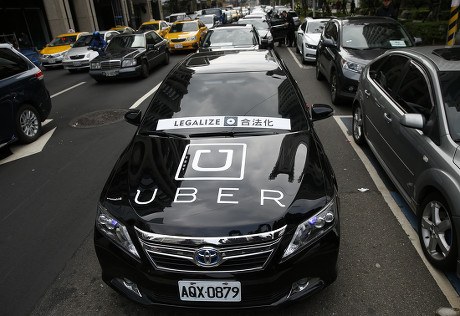 Uber Driver Shout Slogans While Sitting Editorial Stock Photo - Stock ...