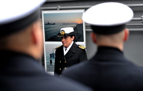 Navy Captain Katarzyna Mazurek Takes Over Editorial Stock Photo - Stock ...