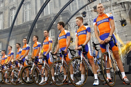Riders Rabobank Team Pose Photographers During Editorial Stock Photo ...