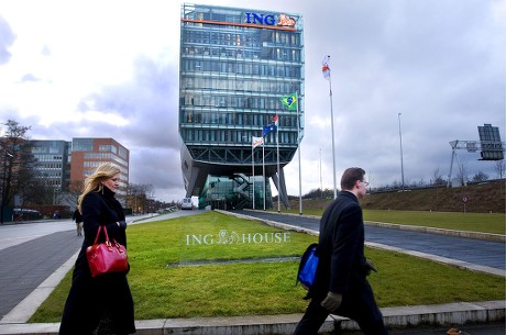 Employees Leave Main Office Ing Bank Editorial Stock Photo - Stock ...