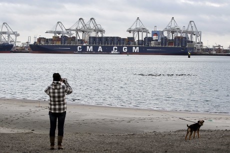 World Largest Container Ship Cma Cgm Editorial Stock Photo - Stock ...