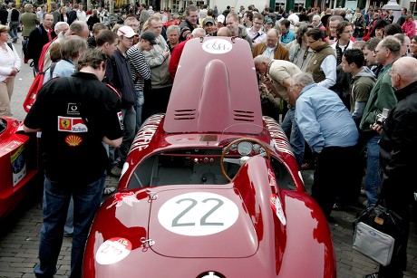 Ferrari Fans Look Car Participating Ferrari Editorial Stock Photo ...