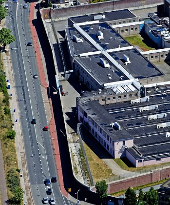 Aerial View Scheveningen Prison Hague Netherlands Editorial Stock Photo ...