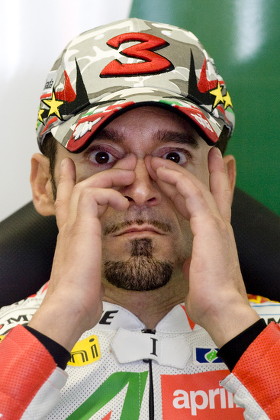 Italian Max Biaggi Aprilia Alitalia Racing Editorial Stock Photo ...