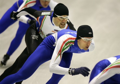 Speedskater Enrico Fabris Italy R During Editorial Stock Photo - Stock ...