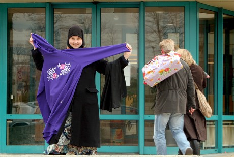 Liselotte Buitelaar Shows Her Burkini Burka Editorial Stock Photo ...