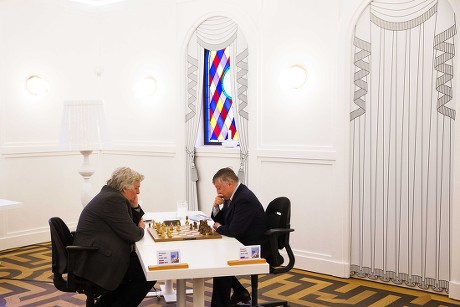 Russian Chess Grandmasters Anatoly Karpov R Editorial Stock Photo ...