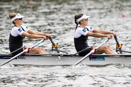 New Zealand Rowers Sophie Mackenzie L Editorial Stock Photo - Stock ...
