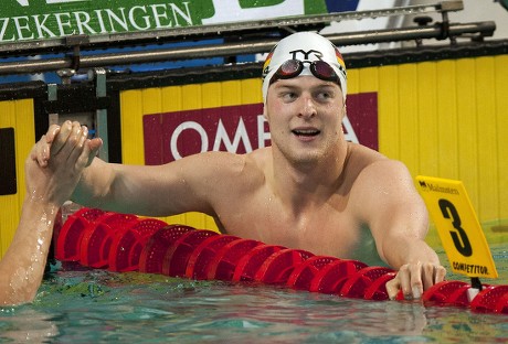 German Swimmer Steffen Deibler Celebrates After Editorial Stock Photo ...