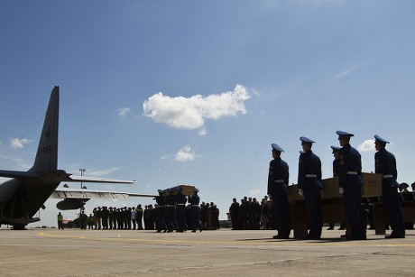 Soldiers Carry Coffin Remains Victim Malaysia Editorial Stock Photo ...