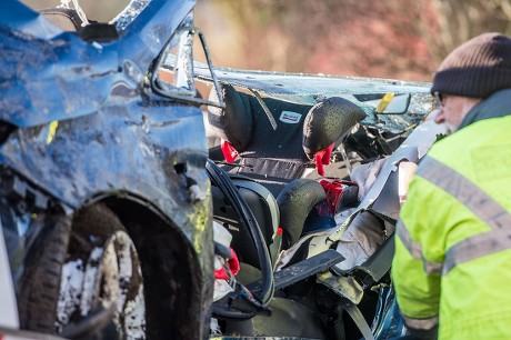 __COUNT__ Crash on the A944, Aberdeenshire, Scotland, UK - 10 Feb 2017 ...