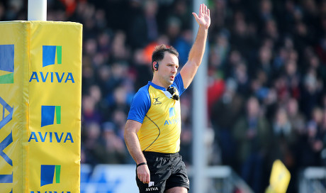 Referee Greg Garner Awards Penalty Try Editorial Stock Photo - Stock ...