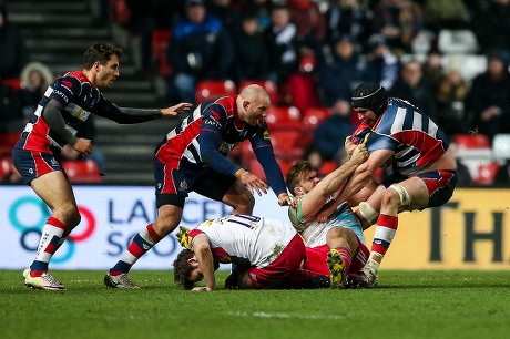 Dan Tuohy Bristol Rugby Tackled Editorial Stock Photo - Stock Image ...