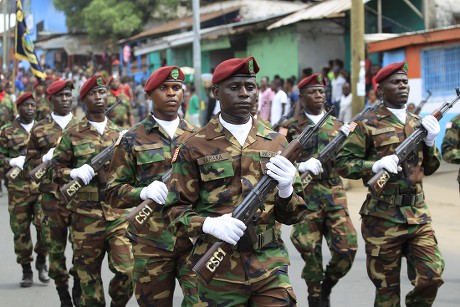 Soldiers Armed Forces Liberia Afl March Editorial Stock Photo - Stock ...