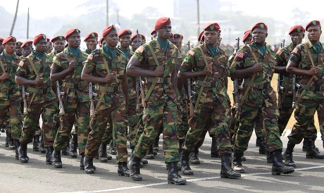 Officers Liberia National Police Forcelnp Parade Editorial Stock Photo ...