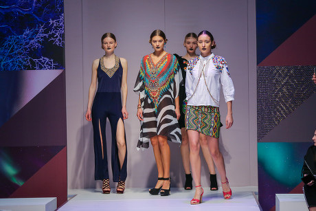 Model On Catwalk On Opening Day Editorial Stock Photo - Stock Image ...