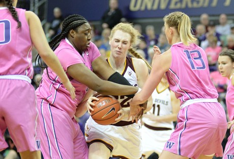 Uw Defenders Chantel Ohahor 0 Katie Editorial Stock Photo - Stock Image ...