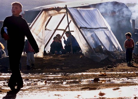Kukes Albania Ethnic Albanian Refugees Take Editorial Stock Photo ...