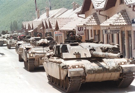 Djeneral Jankovic Kosovo Yugoslavia British Tanks Editorial Stock Photo ...