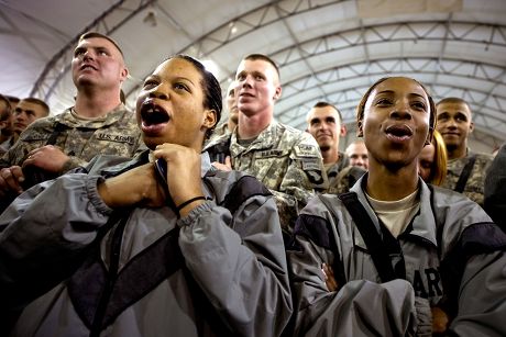 Us Army Service Members Enjoy 2008 Editorial Stock Photo - Stock Image ...