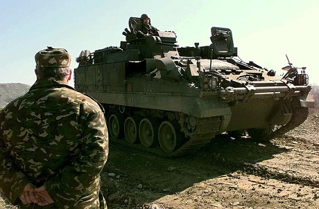 Krivolak Macedonia Macedonian Soldier Controles Convoy Editorial Stock ...