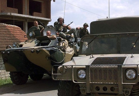 Korotin Kosovo Yugoslavia Us Army Vehicle Editorial Stock Photo - Stock ...