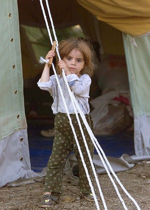 Krusevac Kosovo Yugoslavia Gypsy Refugee Girl Editorial Stock Photo ...