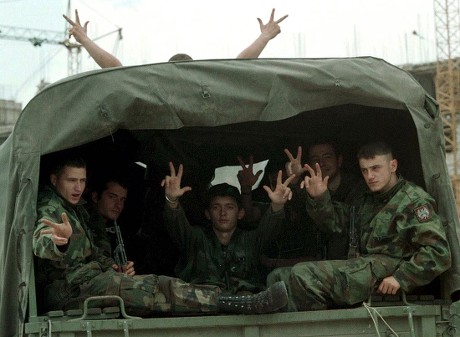 Urosevac Yugoslavia Yugoslav Army Soldiers Give Editorial Stock Photo ...