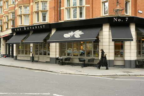 Botanist Restaurant Sloane Square Chelsea London Editorial Stock Photo ...