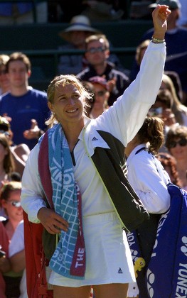 Wimbledon United Kingdom Germanys Steffi Graf Editorial Stock Photo ...