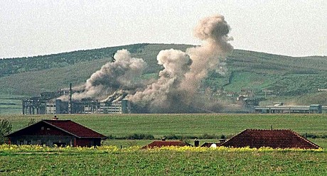 Glogovac Kosovo Yugoslavia Smoke Arises Over Editorial Stock Photo ...