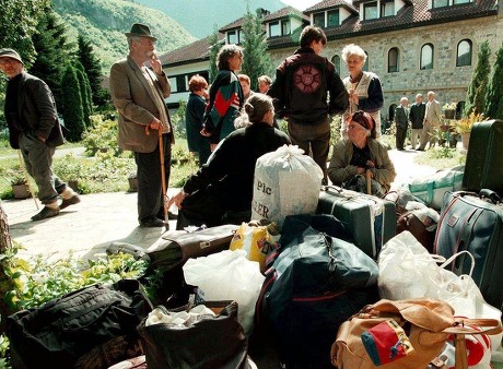 Pec Kosovo Yugoslavia View Group Ethnic Editorial Stock Photo - Stock ...