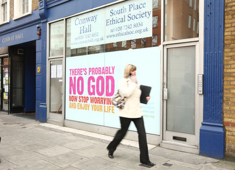 Atheist Campaign Poster Editorial Stock Photo - Stock Image | Shutterstock