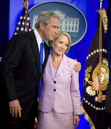 President George W Bush Hugs Incoming Editorial Stock Photo - Stock ...