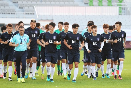 South Koreas National Soccer Team Trains Editorial Stock Photo - Stock ...