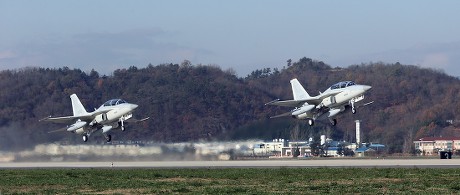 Two South Korean Fa50ph Advanced Trainer Editorial Stock Photo - Stock ...