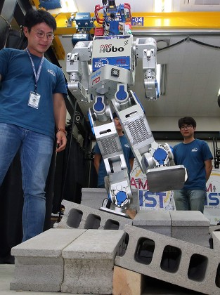 Hubo South Koreandeveloped Humanoid Robot Walks Editorial Stock Photo ...