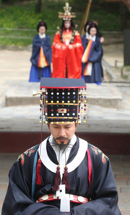 Royal Ancestral Rite Reenacted Jongmyo Shrine Editorial Stock Photo ...