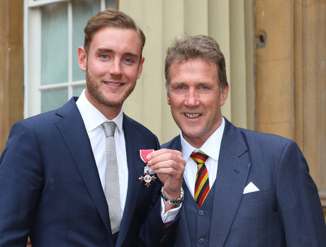 Cricketer Stuart Broad His Father Chris Editorial Stock Photo - Stock ...