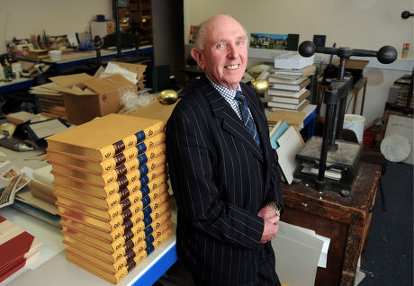 Maltbys Bookbinders Chairman Tony Tanner Editorial Stock Photo - Stock ...