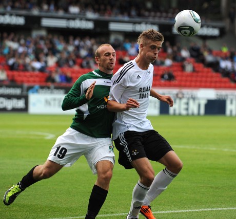 Rosenborgs Markus Henriksen R Struggles Ball Editorial Stock Photo ...
