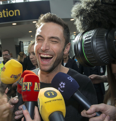 Swedish Singer Mans Zelmerloew Winner 60th Editorial Stock Photo ...